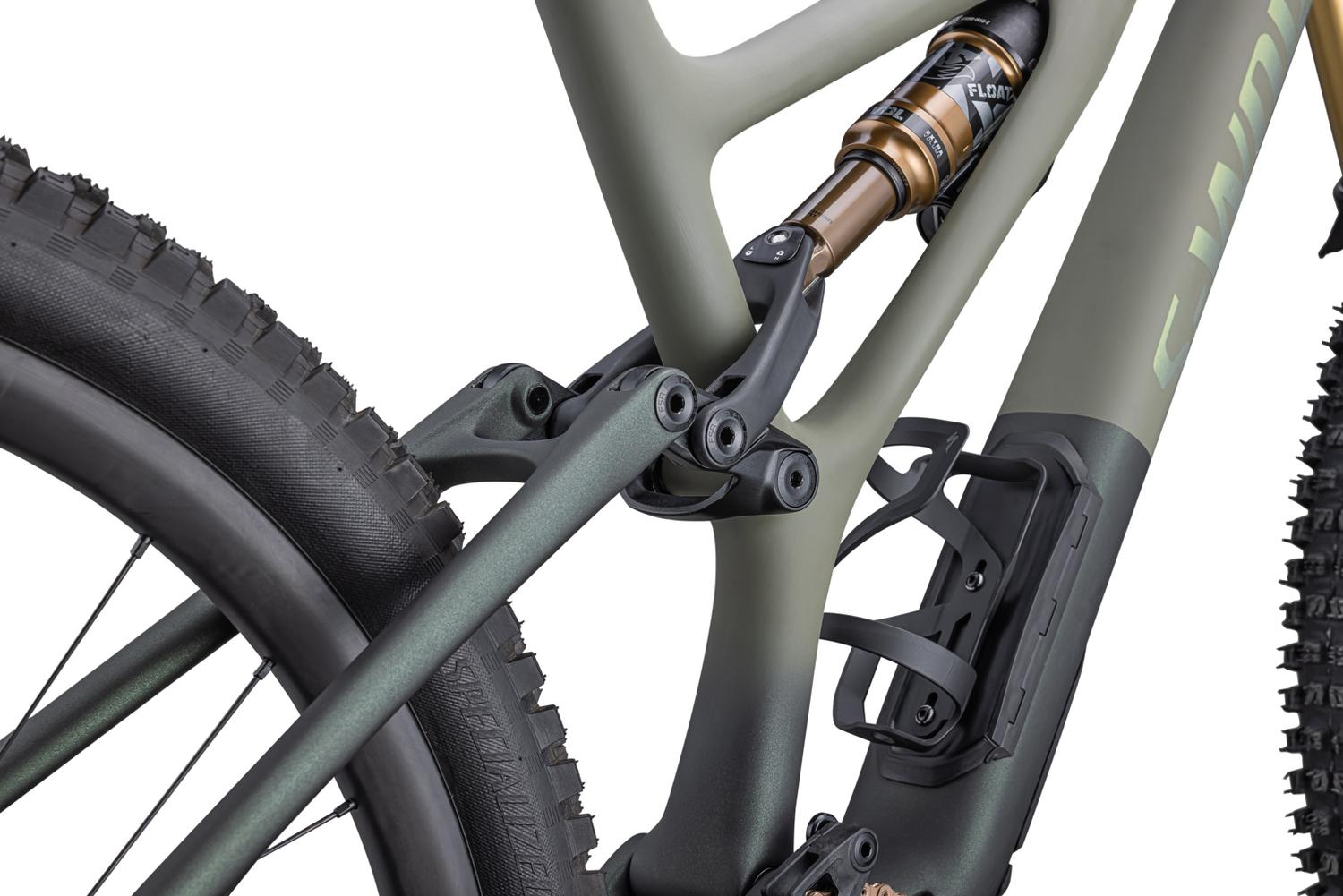 SPECIALIZED S-Works Stumpjumper LTD SATIN OAK GREEN/OAK GREEN METALLIC/GOLD GHOST PEARL - The ...