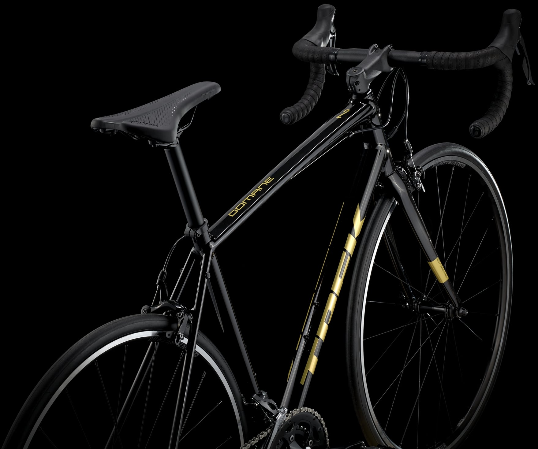 TREK DOMANE AL2 rim brake Black/Carbon Smoke 2022 - The Bike Factory