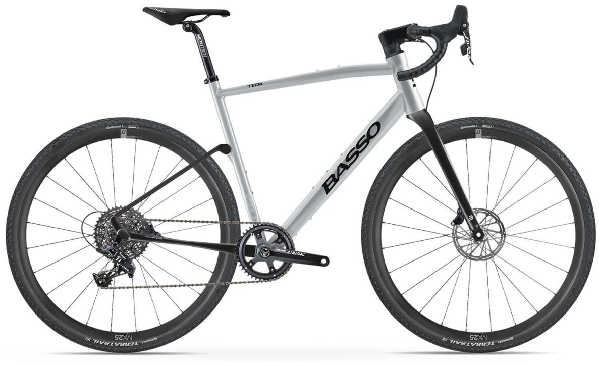 Basso Bikes BASSO Tera Gravel Apex 1x11 Bike silver black 2021 Model ...