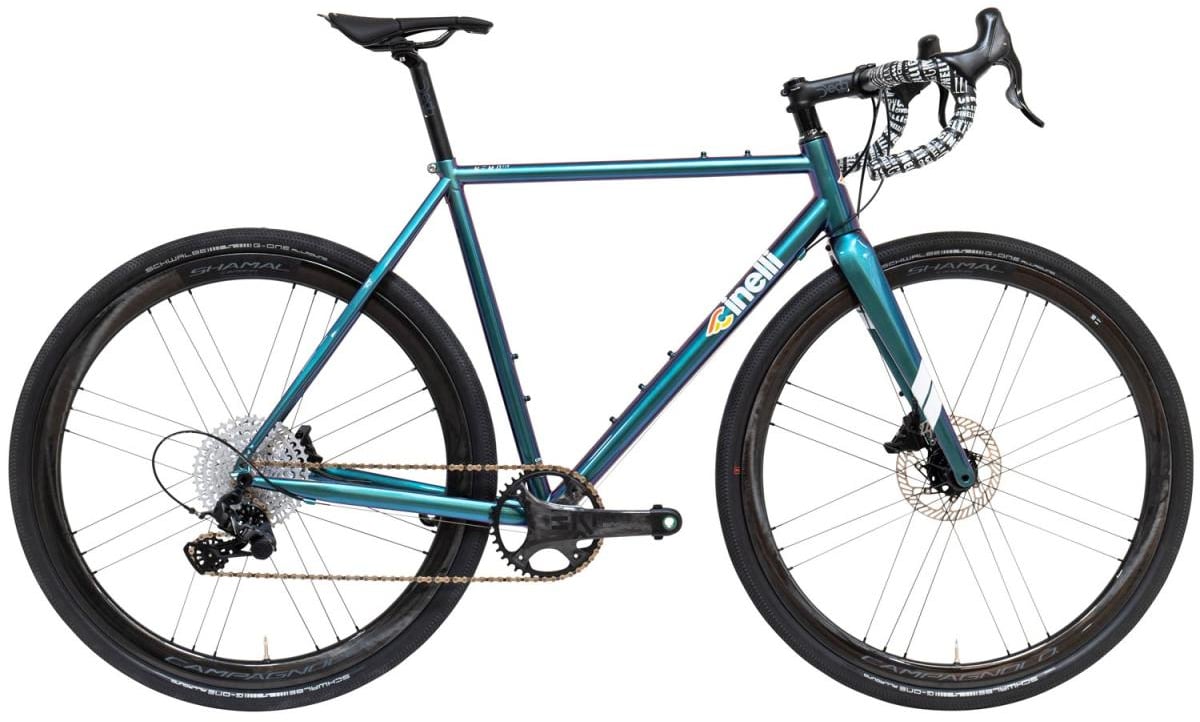 CINELLI Nemo AllRoad Ekar/Shamal Gravel Bike Green/Pink colour 2025 ...