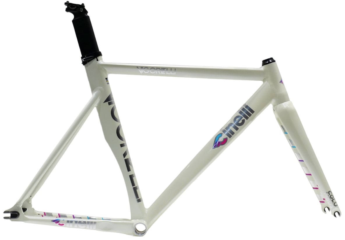 Cinelli SpecialTrack Bike Single Speed Bike SILVER Carbon Monocoque ...