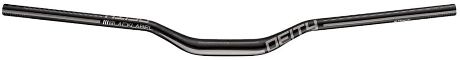 Deity COMPONENTS BLACKLABEL ALUMINIUM HANDLEBAR 31.8MM BORE 38MM RISE ...