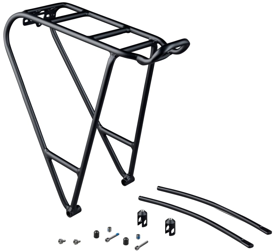 Electra Townie Commute Rear Rack Metallic Charcoal/Black - The Bike Factory