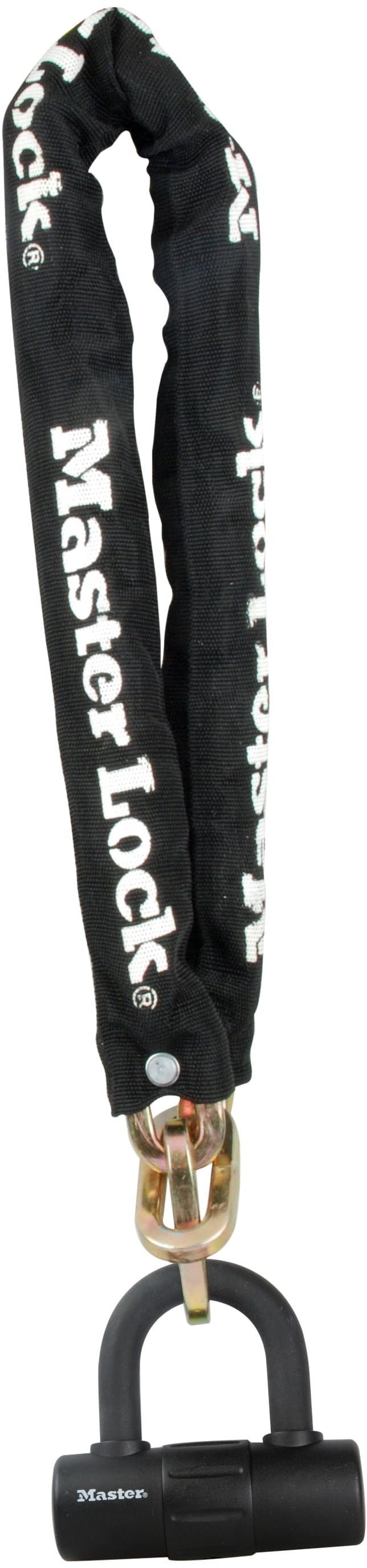 Masterlock Master Lock Chain with Mini U-Lock 10mm x 90cm [8234] Black ...