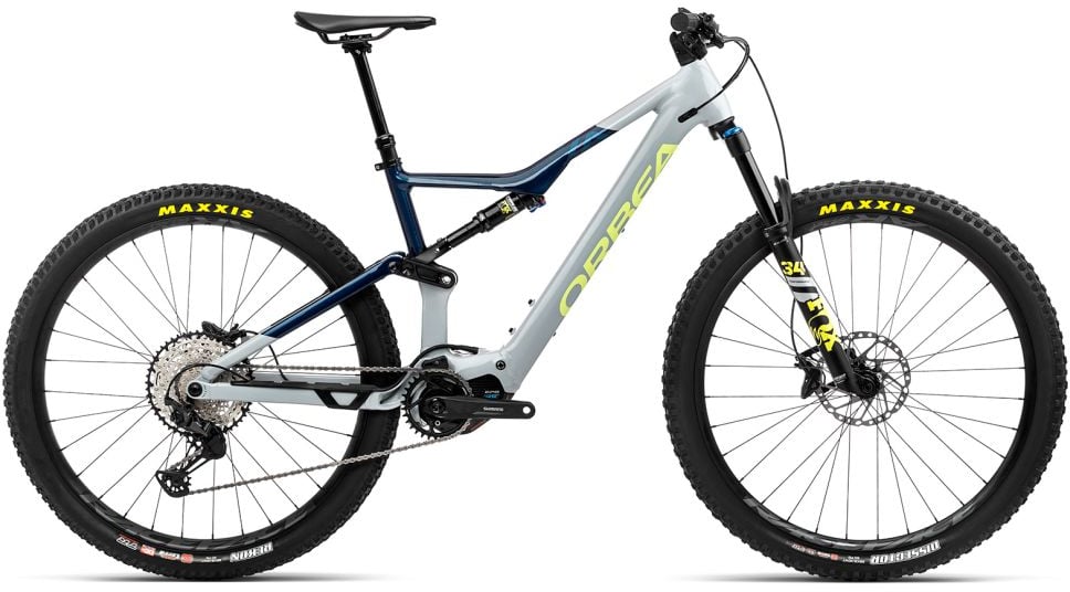 Orbea RISE H20 MTB METALLIC ICEBERG GREY-MOONDUST BLUE (GLOSS) 2023 ...