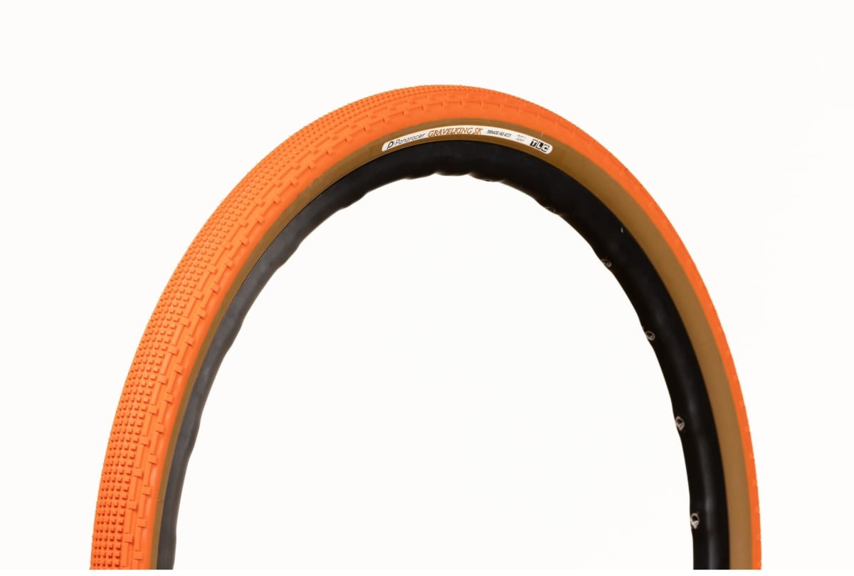 Panaracer GRAVEL KING SK COLOUR EDITION TLC GRAVEL TYRE 2023 SUNSET ORANGEBROWN 700X38C - The ...