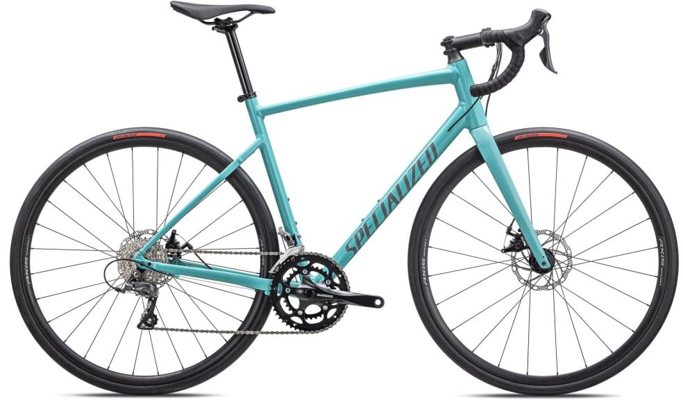 Specialized Allez E5 disc gloss lagoon blue/cool grey/blaze Road bike ...