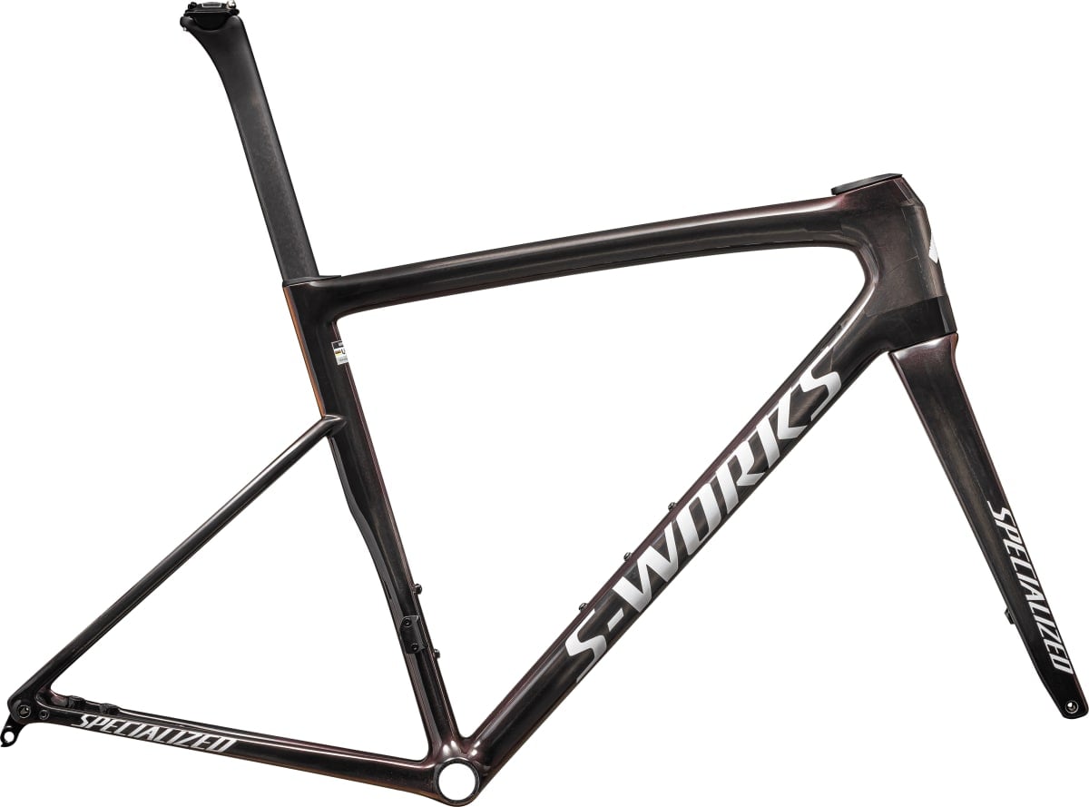 Specialized TARMAC SL8 SW FRAMESET GLOSS CARBON + VIAVI MAGANTA GOLD ...