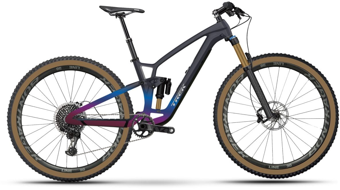 TREK Fuel EX 9.8 XT Gen 6 Deep Smoke/Purple Phaze 2025 MODEL - The Bike ...