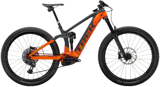 TREK RAIL 9.9 X01 AXS Solid Charcoal/Radioactive Orange 2021 model ...